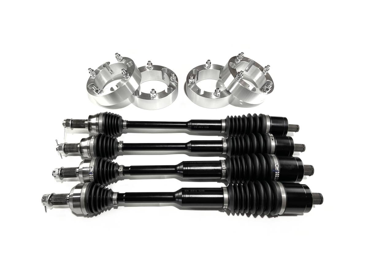 Monster XP Series Full CV Axle Set with High Lifter Spacers for Polaris ...